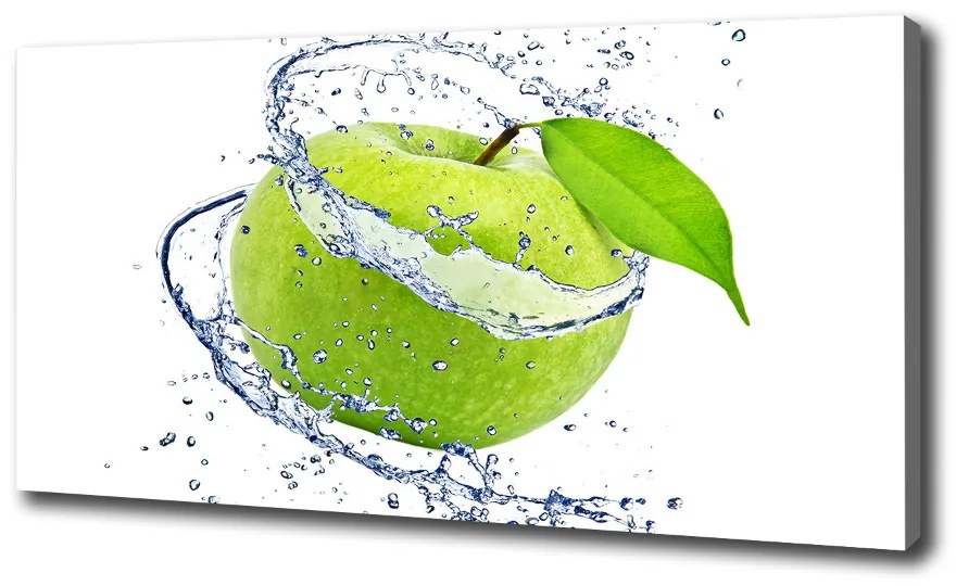 Wallmuralia Foto obraz canvas Zelené jablko 100x50