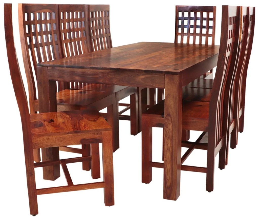 furniture-nabytek.cz - Jídelní set pro 8 osob z masivu palisandr