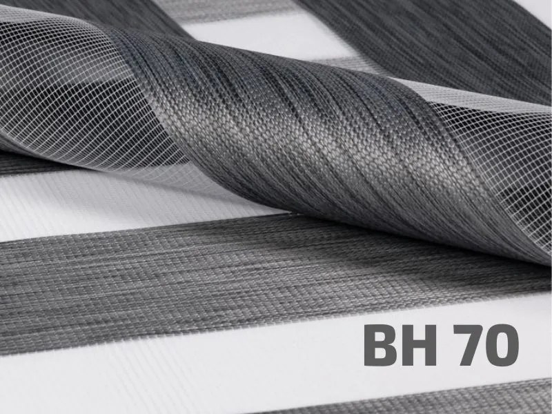 ZEBRA-SHOP Roleta DEN A NOC / MINI / PREMIUM / GRAFIT MELÍR / BH 70 Barva mechanizmu: šedá, Výška: 220, Šířka: 124
