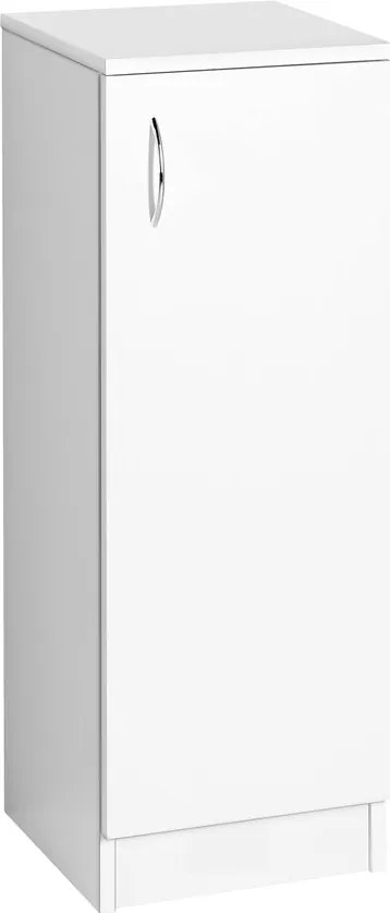 Aqualine Simplex Eco - Skříňka, 30x86x30 cm, bílá matná, SIME340
