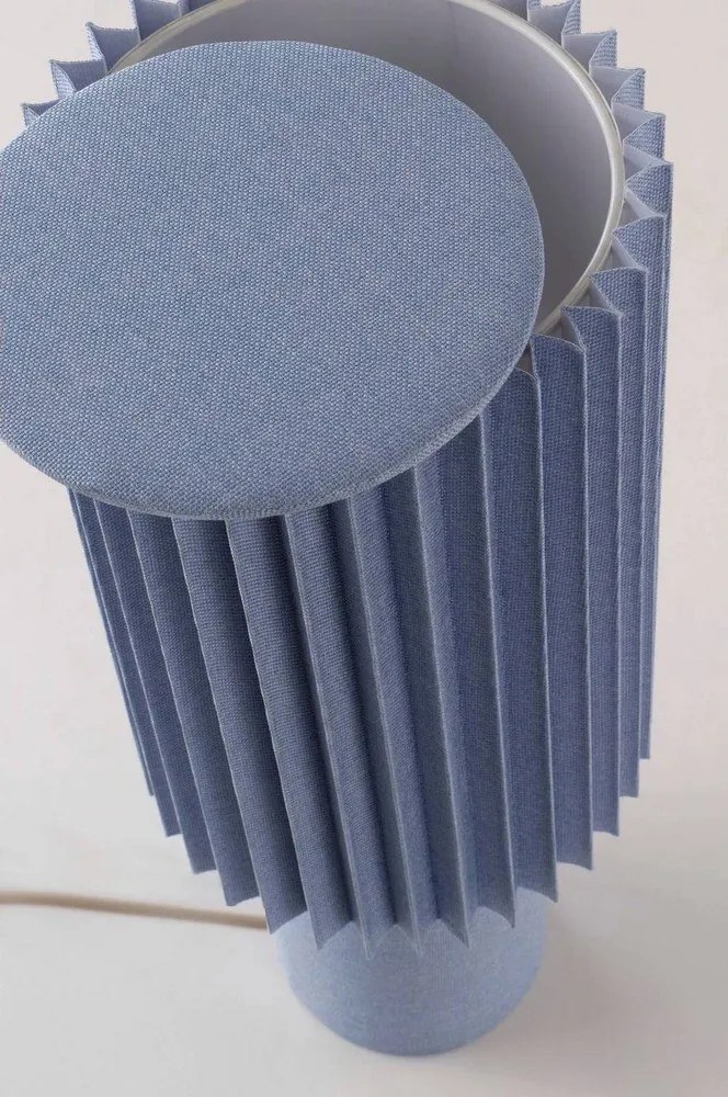 Modrá lněná stolní lampa (výška 45 cm) Harriet – Jotex