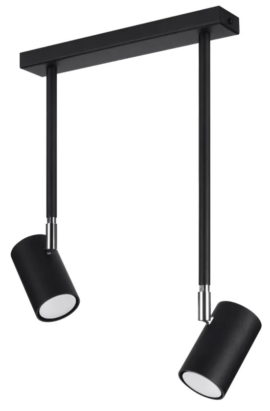 Sollux Lighting Stropní svítidlo NORANO 2 černé