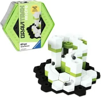 RAVENSBURGER Stavebnice GraviTrax Micro Startovní sada S zelená / 63 d