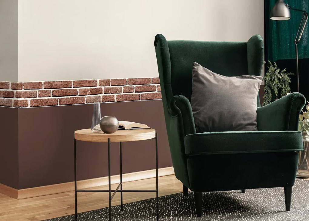 Samolepící bordura na zeď Midlandské Cihly | 5 m x 13.8 cm | DWB8521