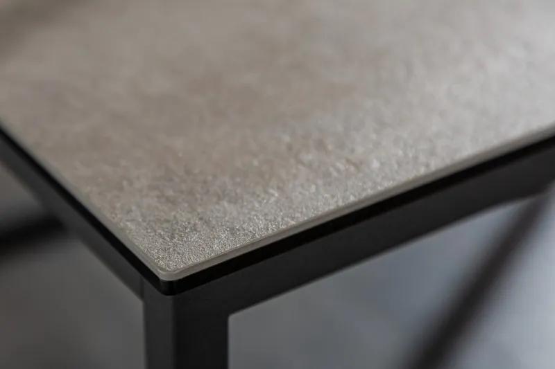 Konferenční stolek symbióza 75cm betonový vzhled keramika / 40671