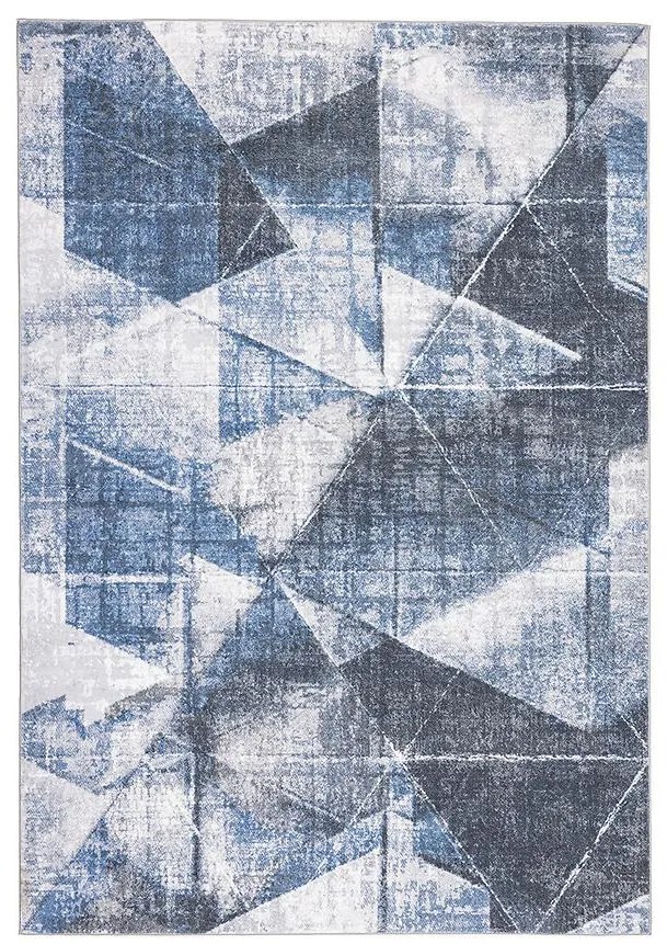 Koberec Chenile Print Rug 1,33/1,9 RS2447PT-1 modrý