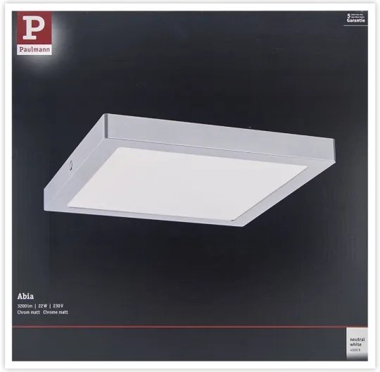 Paulmann 71024 - LED/22W Stropní svítidlo ABIA 230V matný chrom