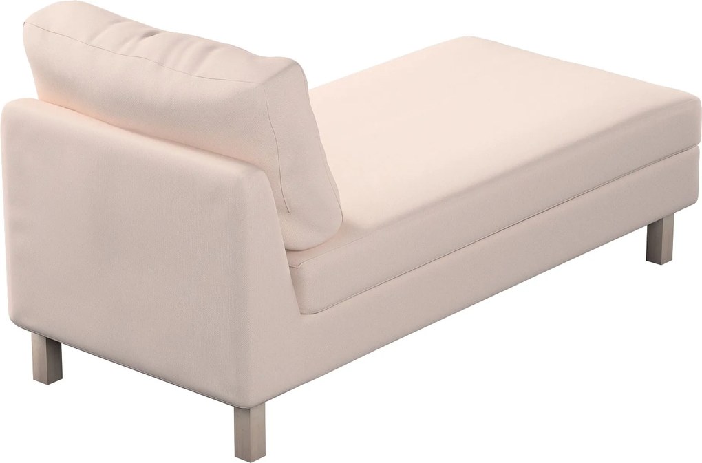 Potah na šezlong IKEA Karlstad samostatný, krátký barva růžová látka pletený vzor