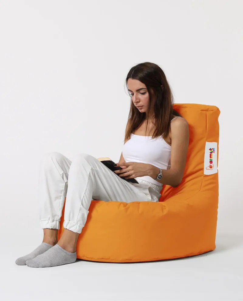 Atelier del Sofa Zahradní sedací vak Lina - Orange, Oranžová