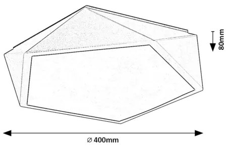 Rabalux 71251 - LED Stropní svítidlo RAFFA LED/30W/230V 3000K