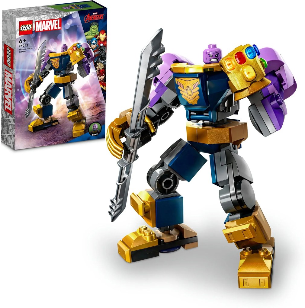 Lego stavebnice lego marvel 76242 thanos v robotickém brnění