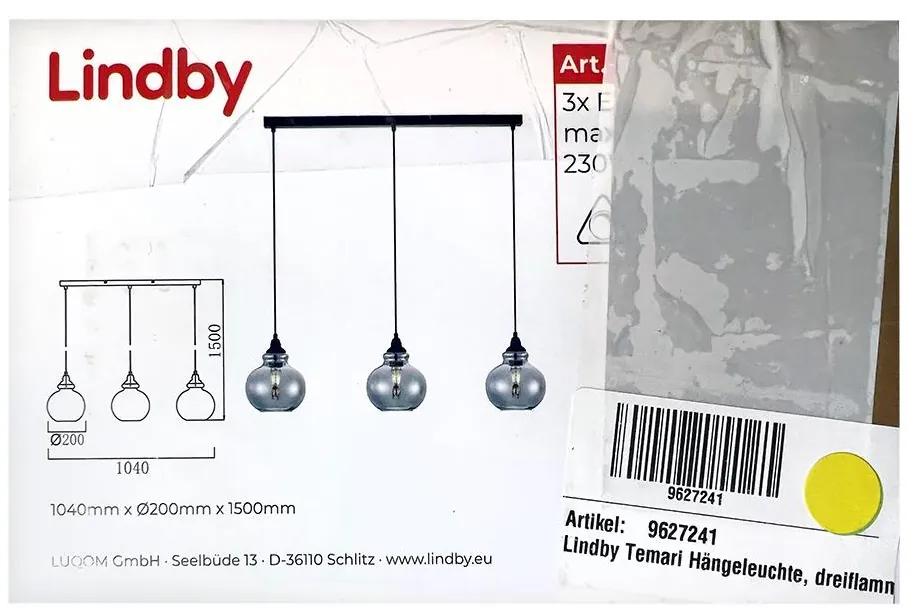 Lindby | Lindby - Lustr na lanku TEMARI 3xE27/60W/230V | LW0190