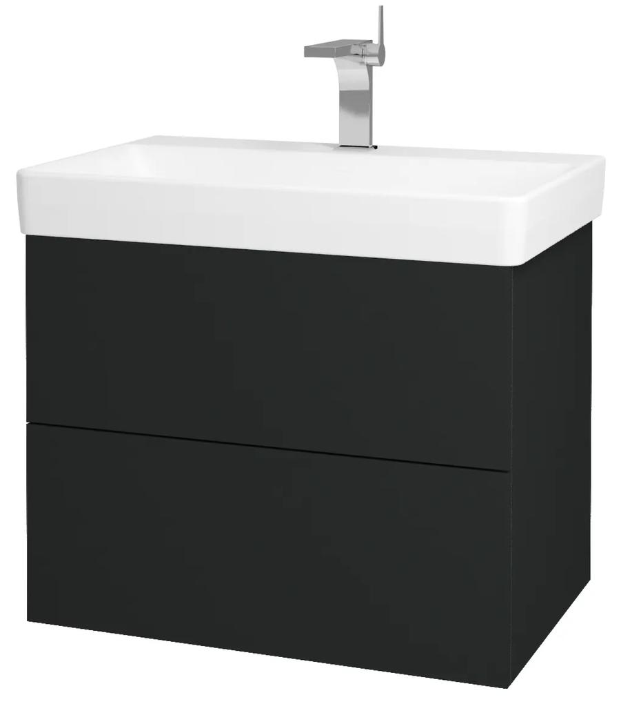 Dřevojas Koupelnová skříň VARIANTE SZZ2 70 Varianta: M01 Bílá mat / M01 Bílá mat
