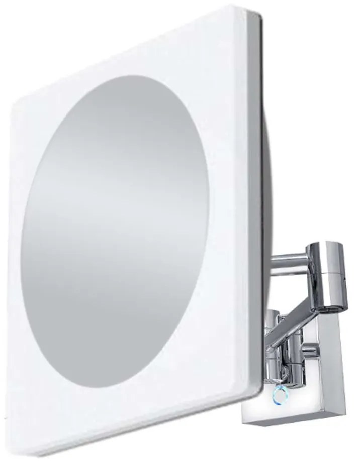 Nimco - Kosmetické zrcátko nástěnné s LED osvětlením, chrom ZK 20465-26
