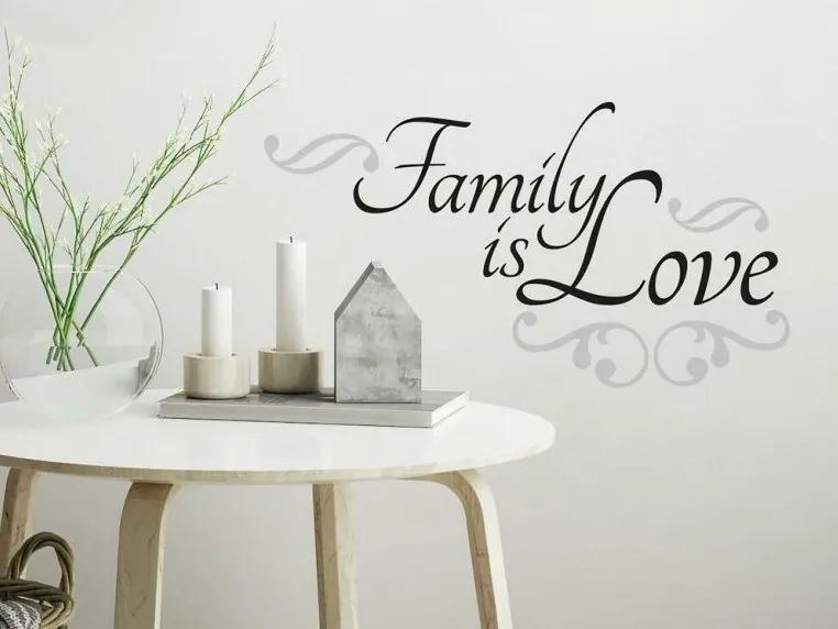 York Wallcoverings Samolepící nápis na zeď FAMILY IS LOVE