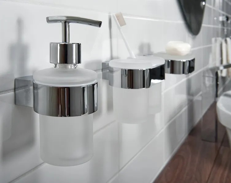 BISK Erga Futura, toaletní WC kartáč, chromový, ERG-02986