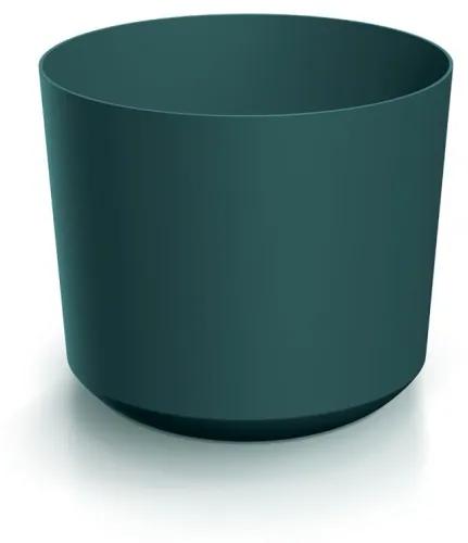 PROSPERPLAST Květináč - TUBO Průměr: 12,8 cm, Barva: zelená