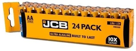 Baterie AA/LR6 JCB OXI DIGITAL 24ks (shrink)