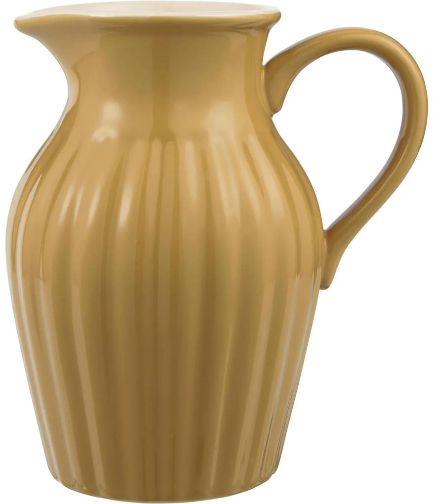 IB LAURSEN Džbán Mynte Mustard 1,7 l, žlutá barva, keramika