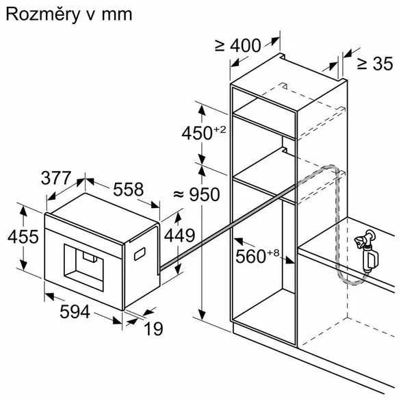 Siemens CT918L1D0 Vestavný kávovar