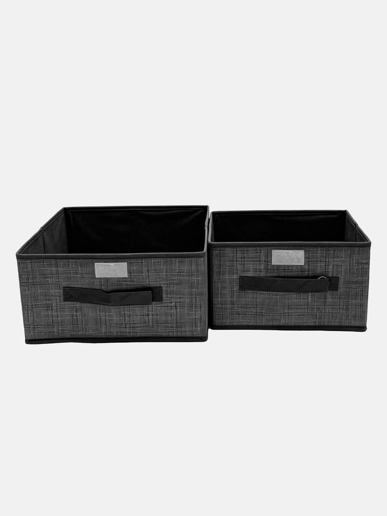 Sinsay - Skládací úložné boxy s uchyty 2 pack - šedá