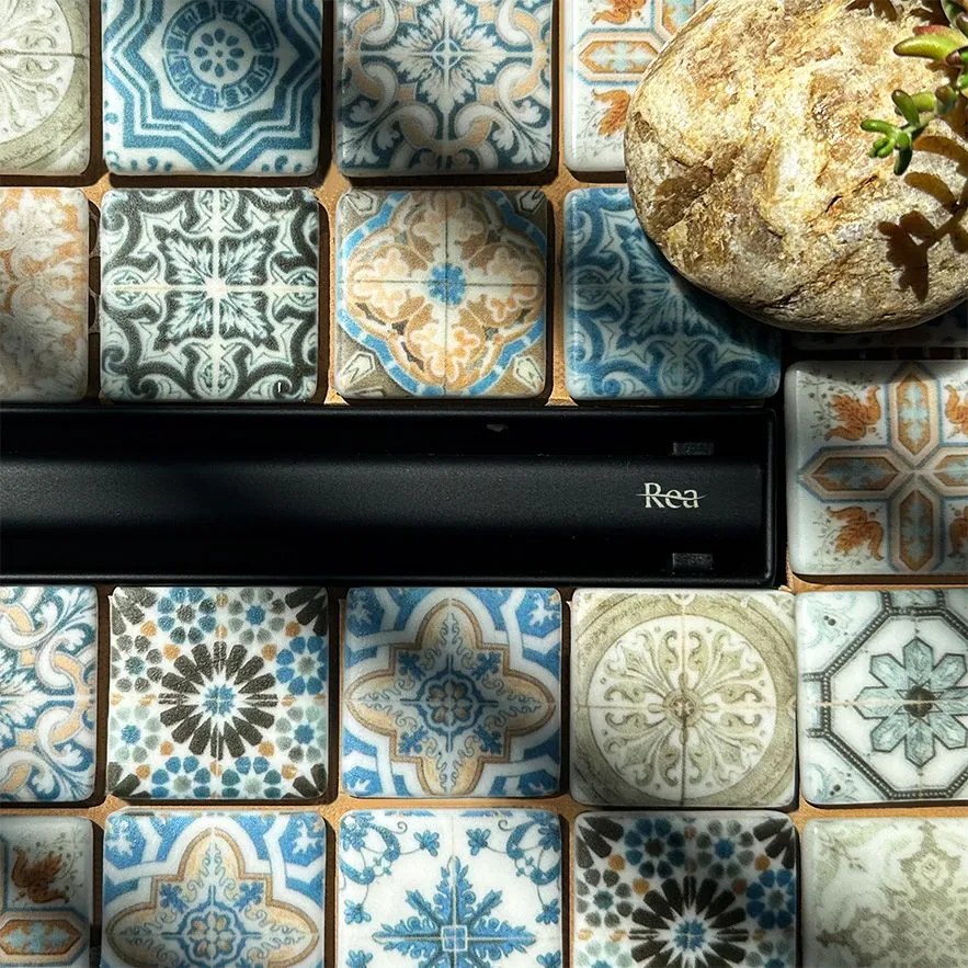 Rea Neox Slim Pro, sprchový odtokový žlab 100cm, černá matná, REA-G2712