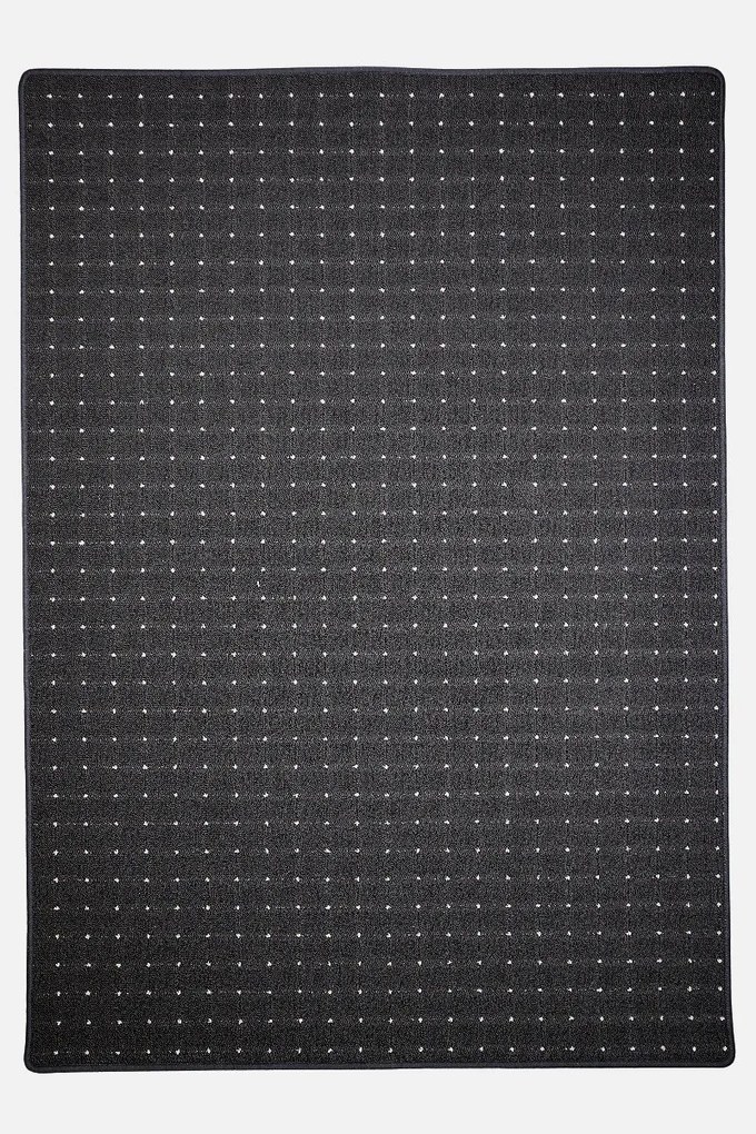 Vopi koberce Kusový koberec Udinese antracit - 400x500 cm