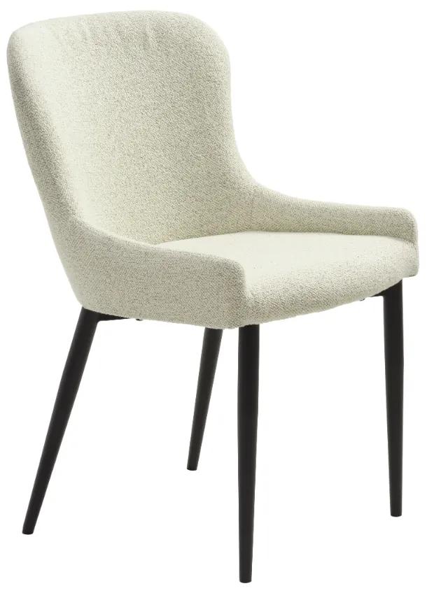OnaDnes -20% Bílá bouclé jídelní židle Unique Furniture Ontario