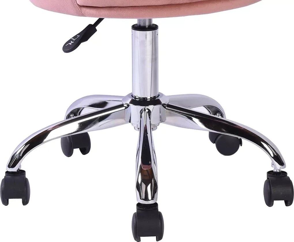 Kancelářské křeslo ROSE VELVET, starorůžové