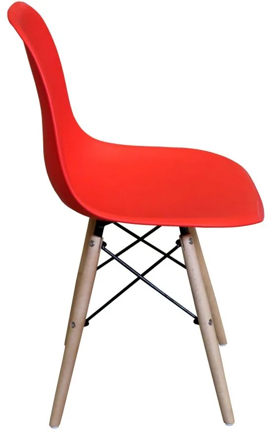 Jídelní židle TALCA — červená