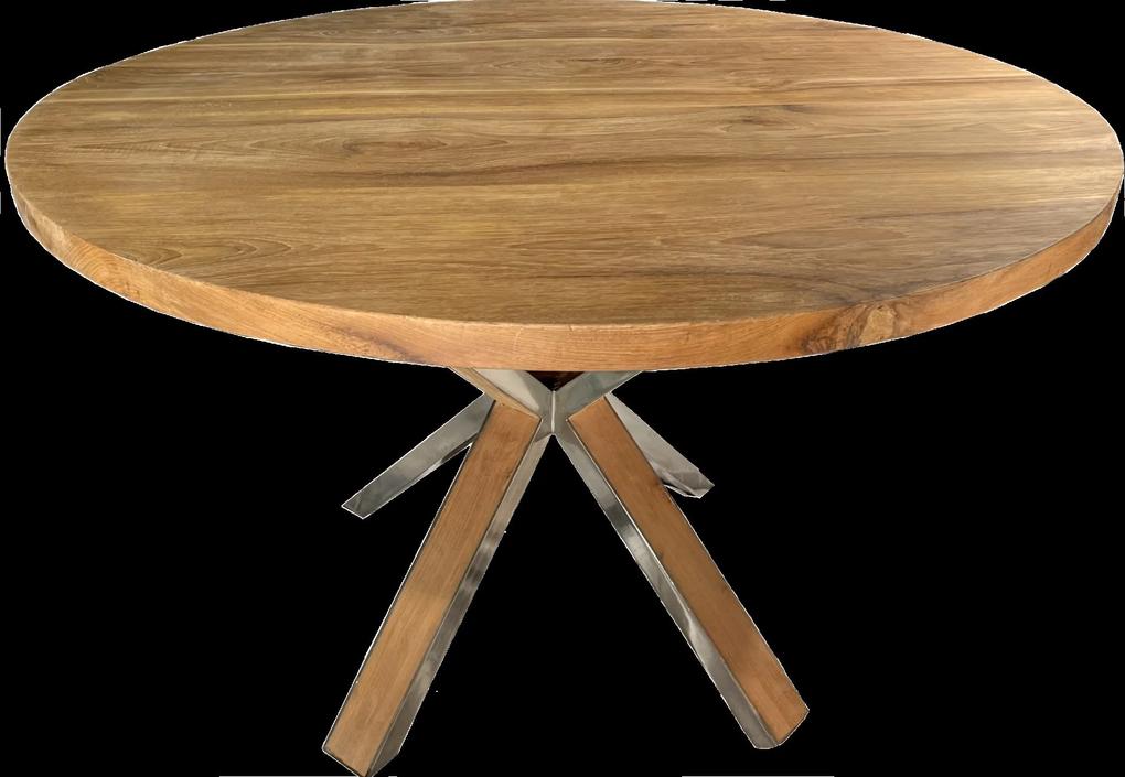FaKOPA FLORENO-stůl z teaku Ø130cm
