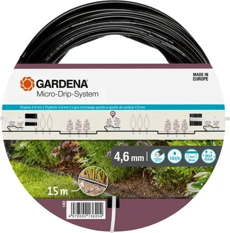 © 2026 GARDENA Kapací hadice 4.6 mm (3/16"), 15 m