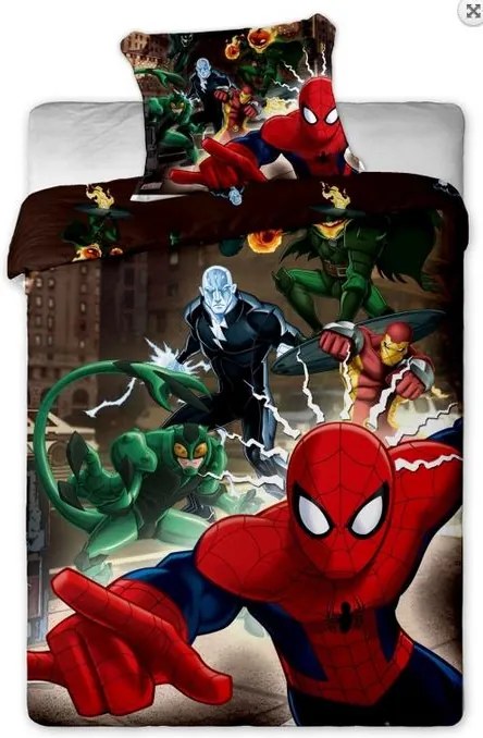 Povlečení Disney - Spiderman brown, Rozměry 140x200cm + 70x90cm