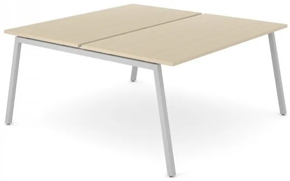 NARBUTAS - Dvoumístný pracovní stůl NOVA A 120x144 cm