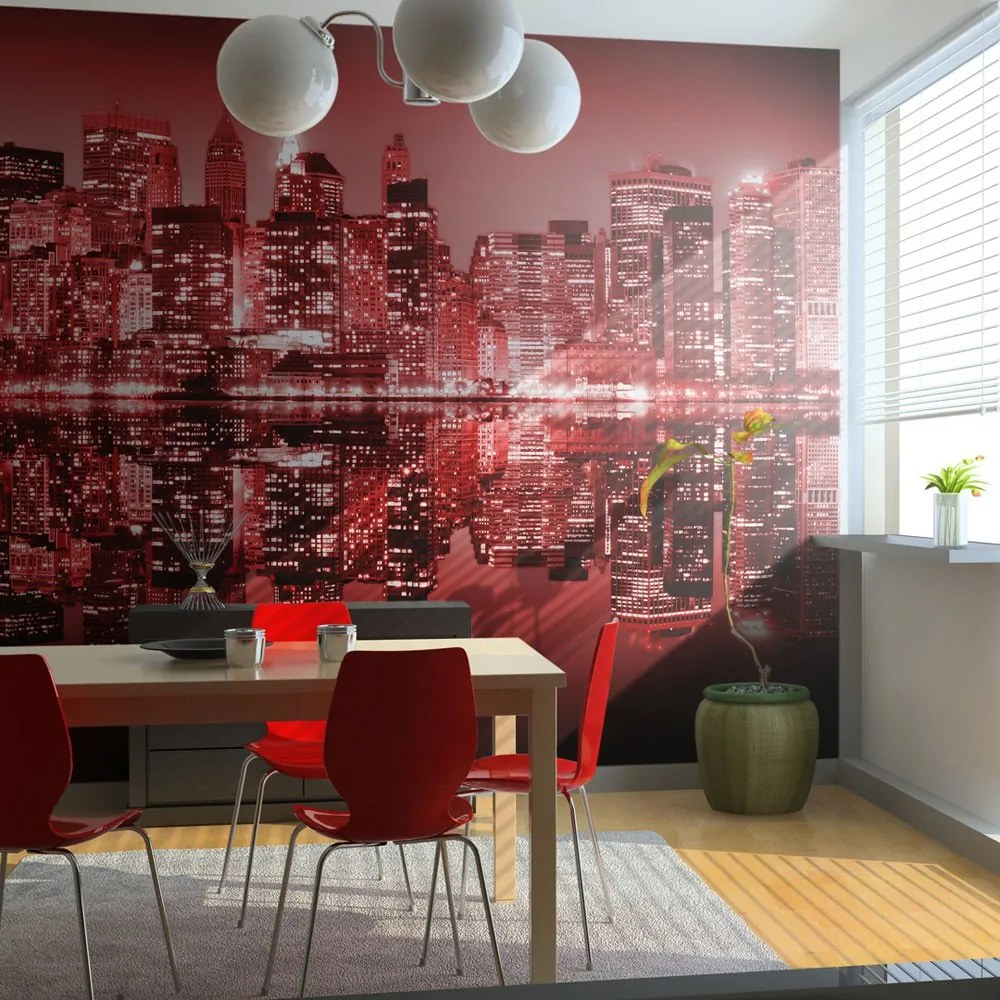 Fototapeta - Red-hot NYC - 250x193