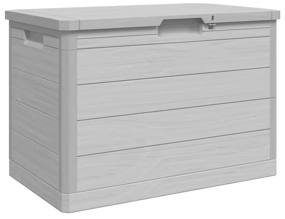 Petromila Zahradní box na podušky šedý 77,5 x 44,5 x 53 cm polypropylen