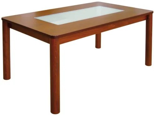 Jídelní stůl PEDRO se skleněnou deskou 80 x 120 cm (na výběr více variant)