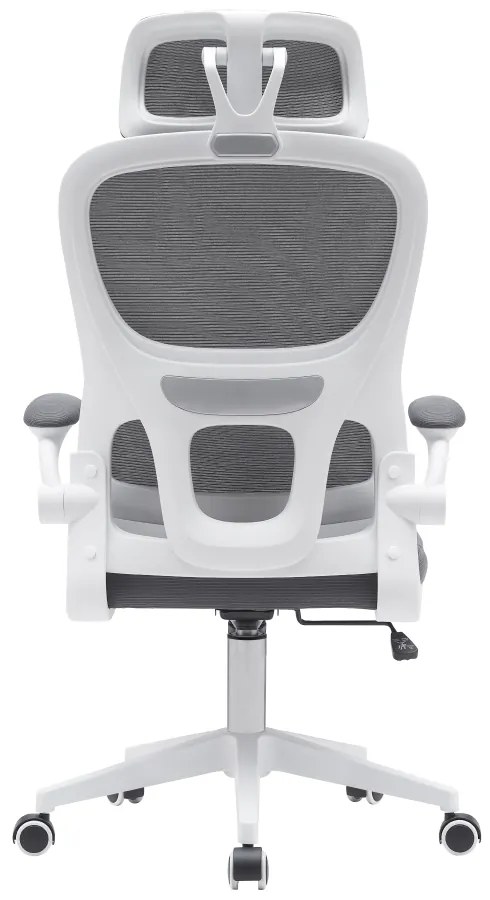 Ergonomická kancelářská židle KAIRO - šedá síťovina