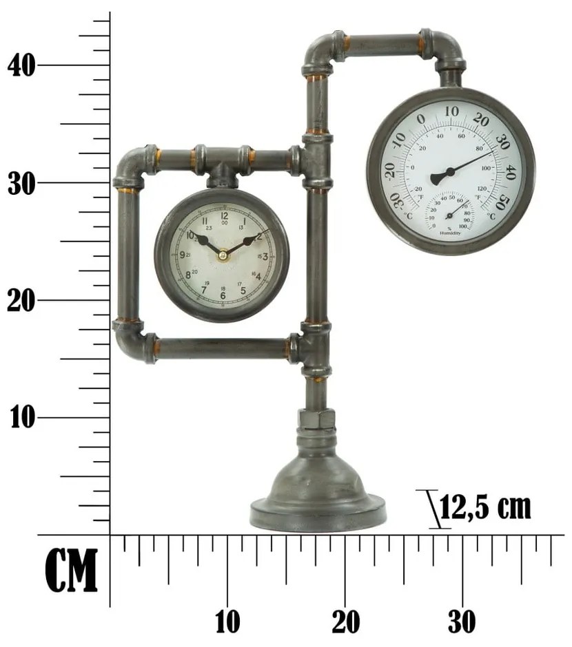 Stolní hodiny Mauro Ferretti Industrial Double