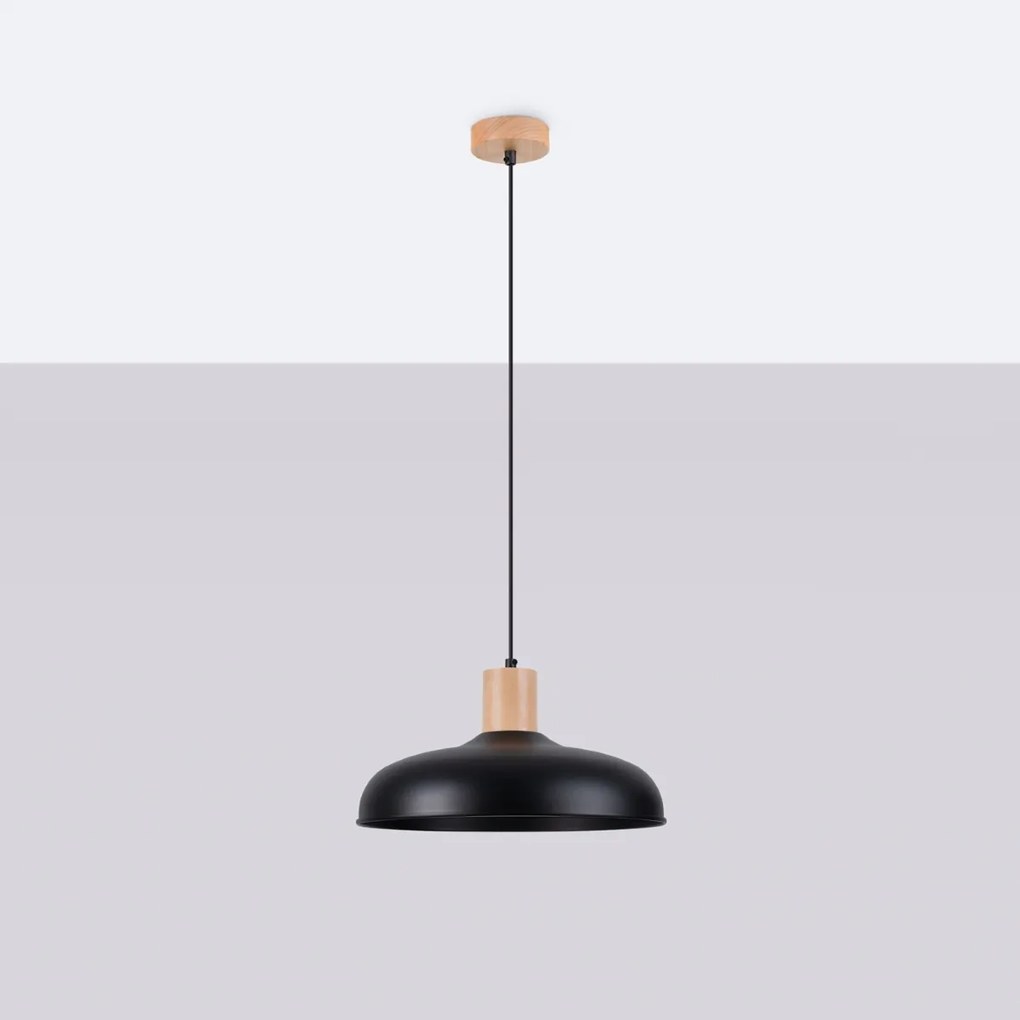Sollux Lighting Závěsné svítidlo INDY Černá