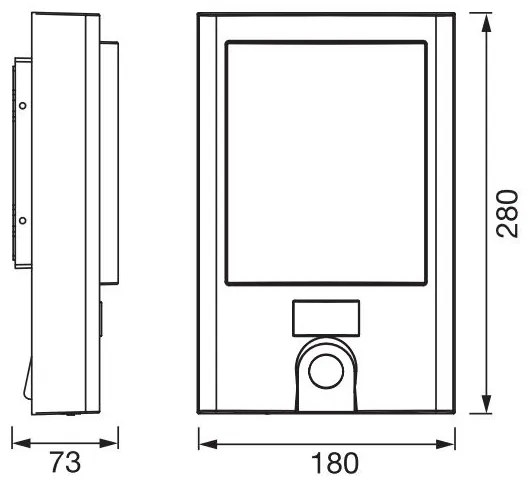 Ledvance - LED Venkovní svítidlo se senzorem a kamerou LED/22W/230V IP44 Wi-Fi