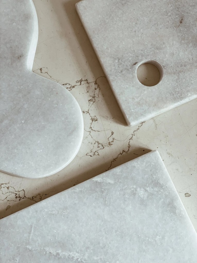 Dekorativní podnos Humdakin Skagen Marble hnědý