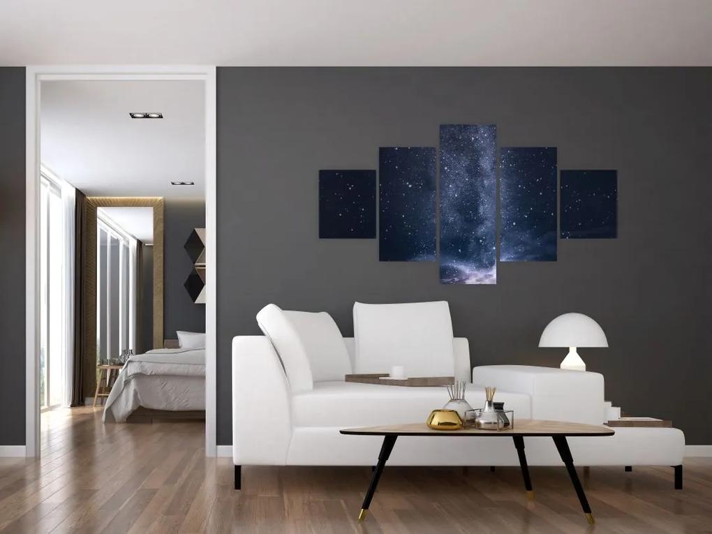 Obraz hvězdné oblohy (125x70 cm)