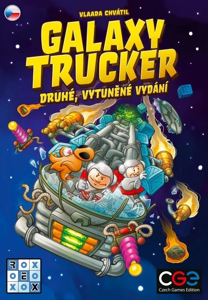 Společenská hra galaxy trucker: druhé, vytuněné vydání