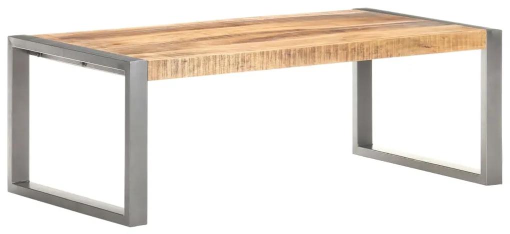 vidaXL Konferenční stolek 110 x 60 x 40 cm hrubé mangovníkové dřevo
