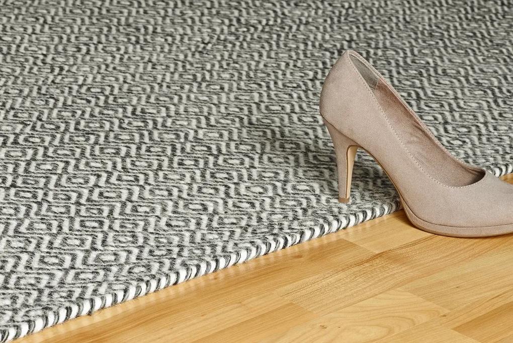 Obsession koberce Ručně tkaný kusový koberec Jaipur 334 GRAPHITE - 200x290 cm
