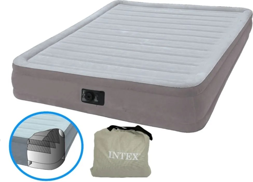 Intex Air Bed Comfort-Plush Queen dvoulůžko 152 x 203 x 33 cm 67770