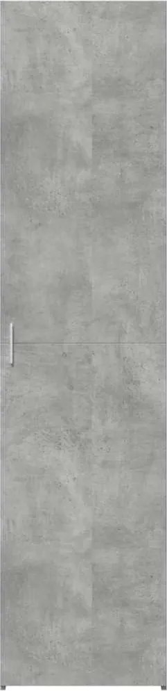 Skříň highboard betonově šedá 45x42,5x185 cm kompozitní dřevo 3281409
