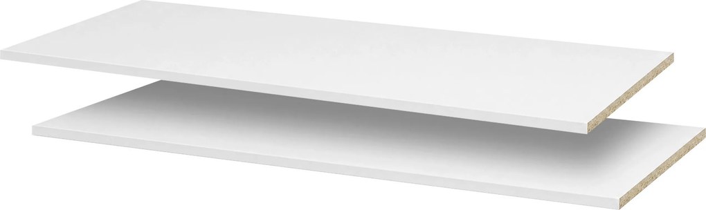 XXXLutz SADA VKLÁDACÍCH POLIC, bílá, 90/1,6/49 cm P & B - Šatní skříně - 000885001610
