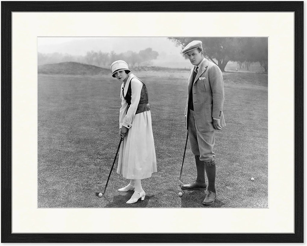 Zarámovaná fotografie Couple Golf, v různých velikostech